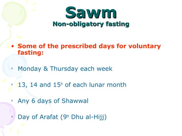 Sawm - the Islamic fast | PPS | Islam | Religion & Spirituality