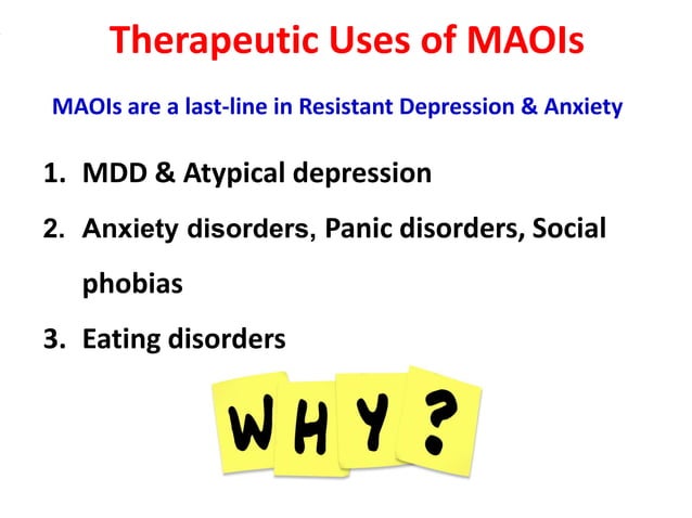 Monoamine Oxidase Inhibitors (MAOIs) | PDF