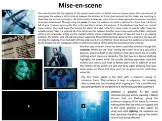 Saw movie trailer analysis | PPTX