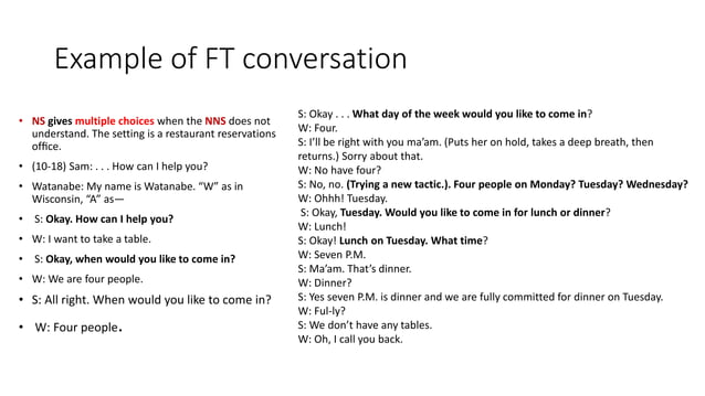Modified Input (Foreigner Talk) | PPTX