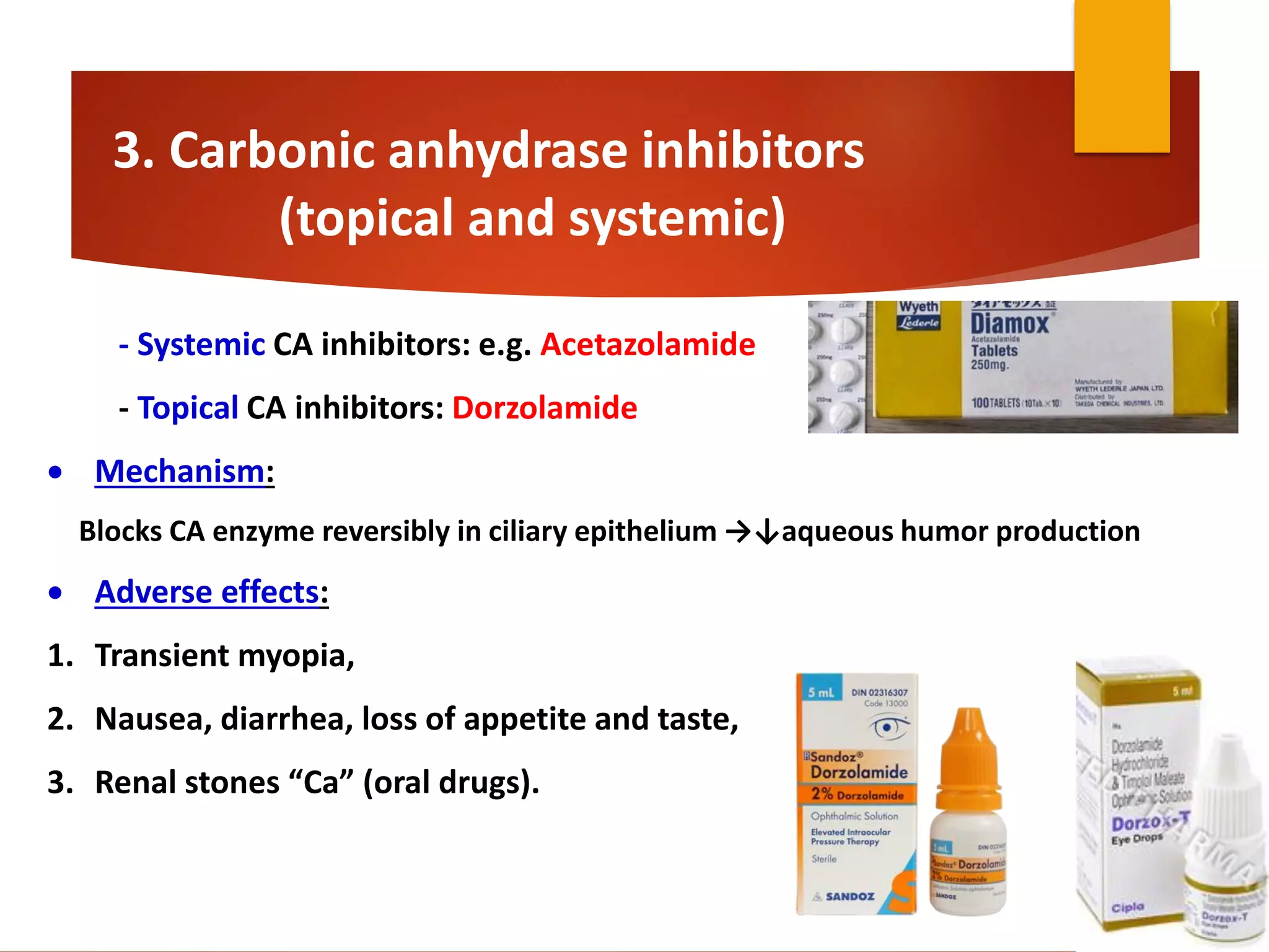 Drug Therapy of Glaucoma | PDF