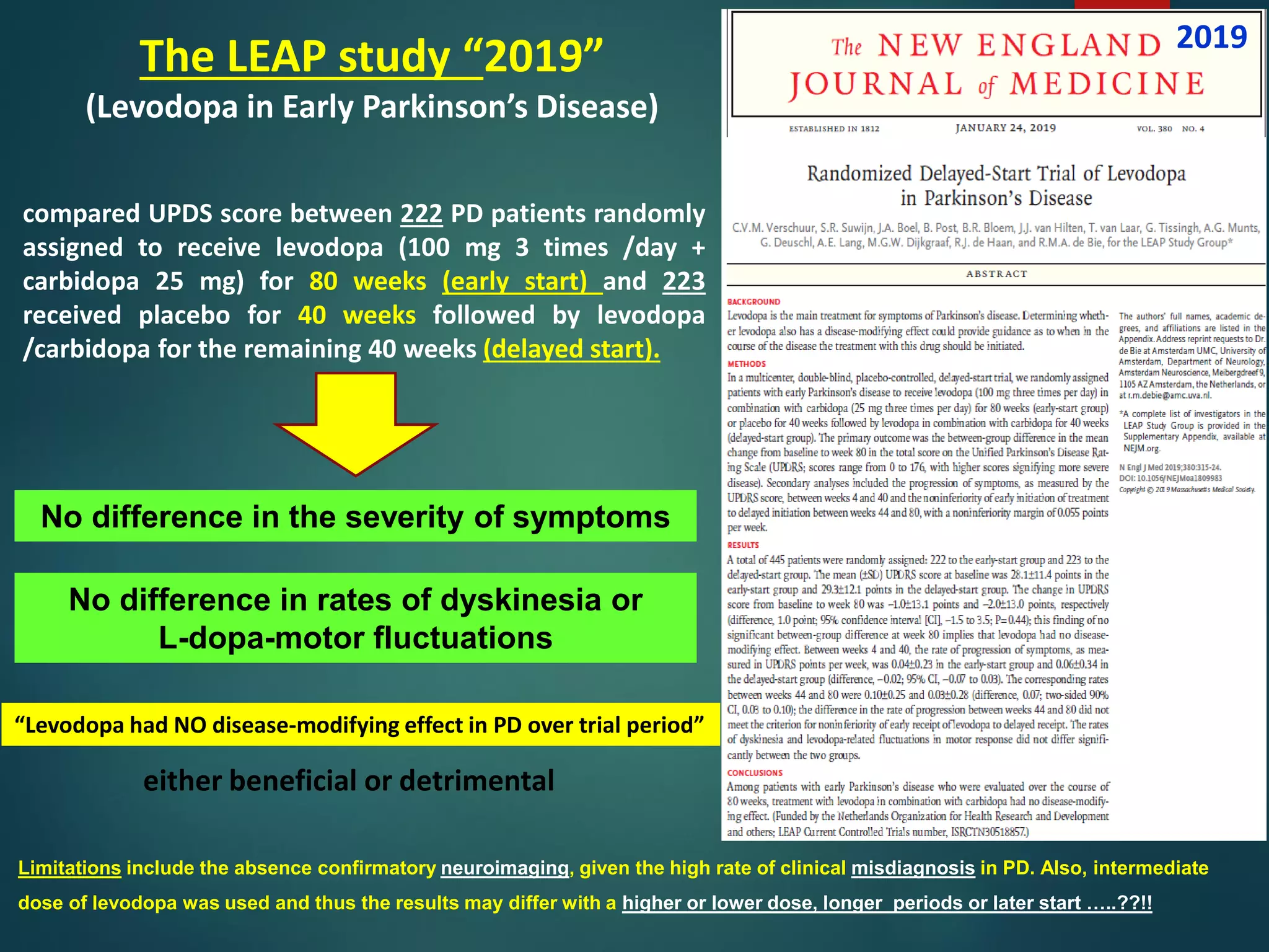 Levodopa in Parkinson's disease | PDF