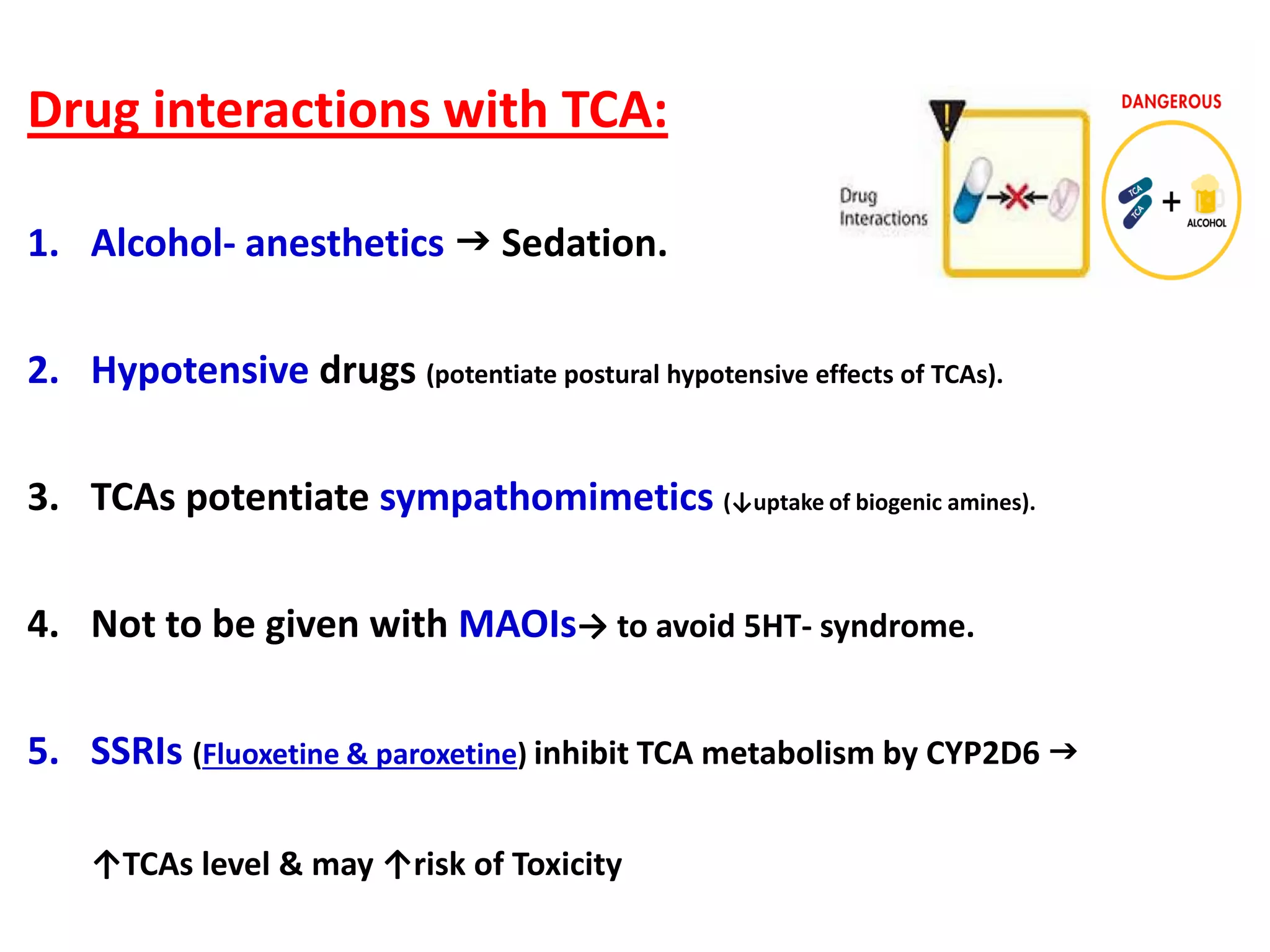 Tricyclic Antidepressants (TCAs) | PDF