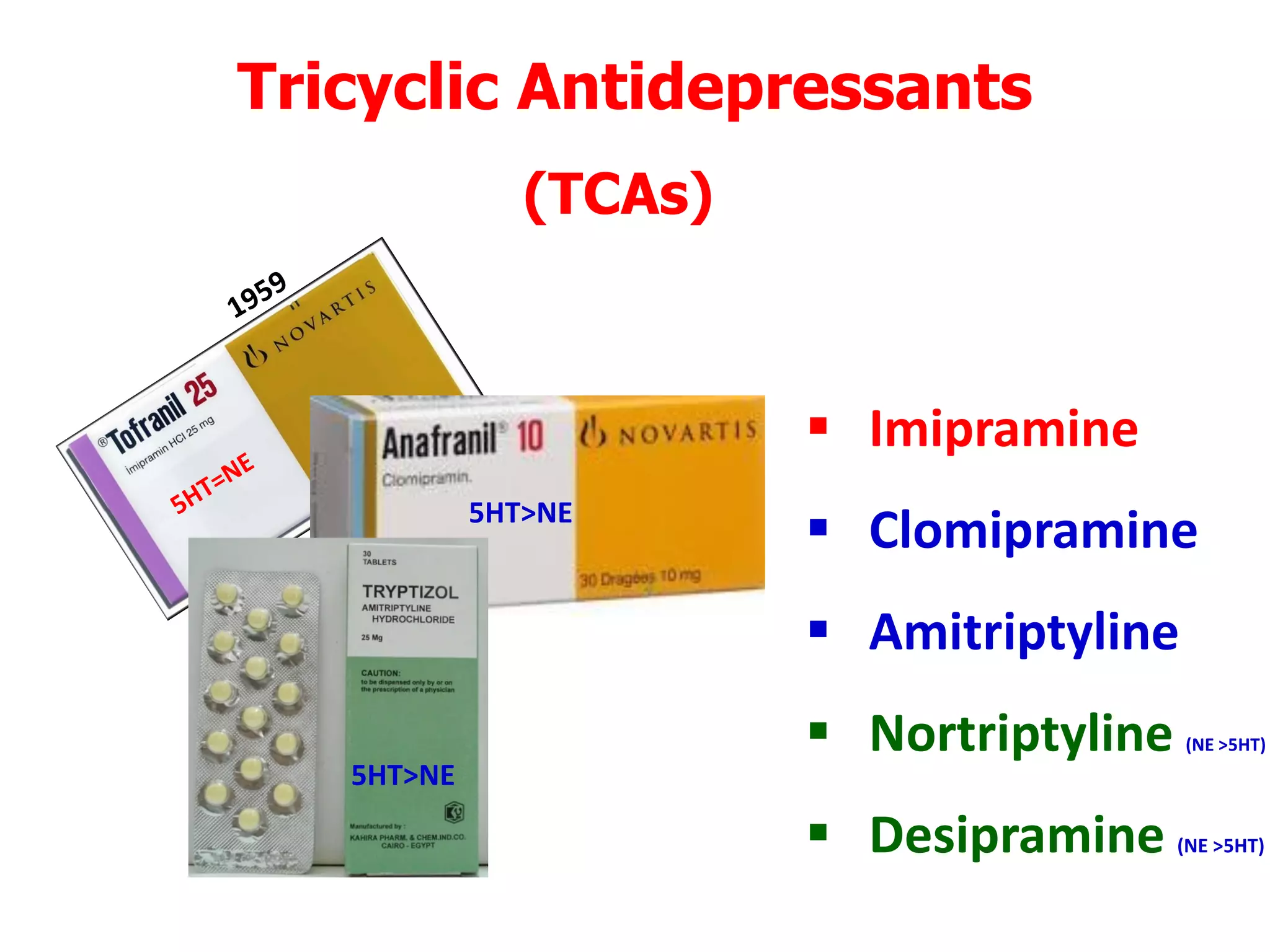 Tricyclic Antidepressants (TCAs) | PDF