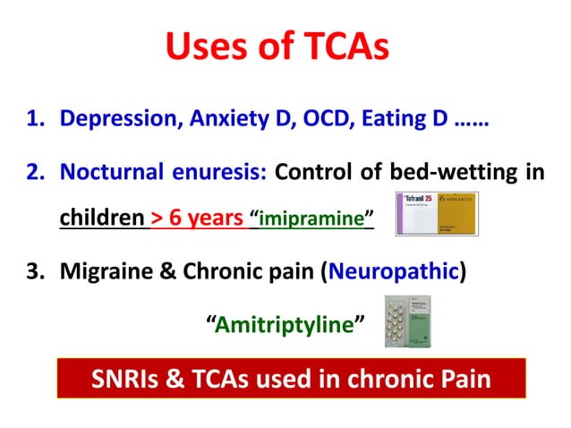 Tricyclic Antidepressants (TCAs) | PDF | Endocrine and Metabolic ...