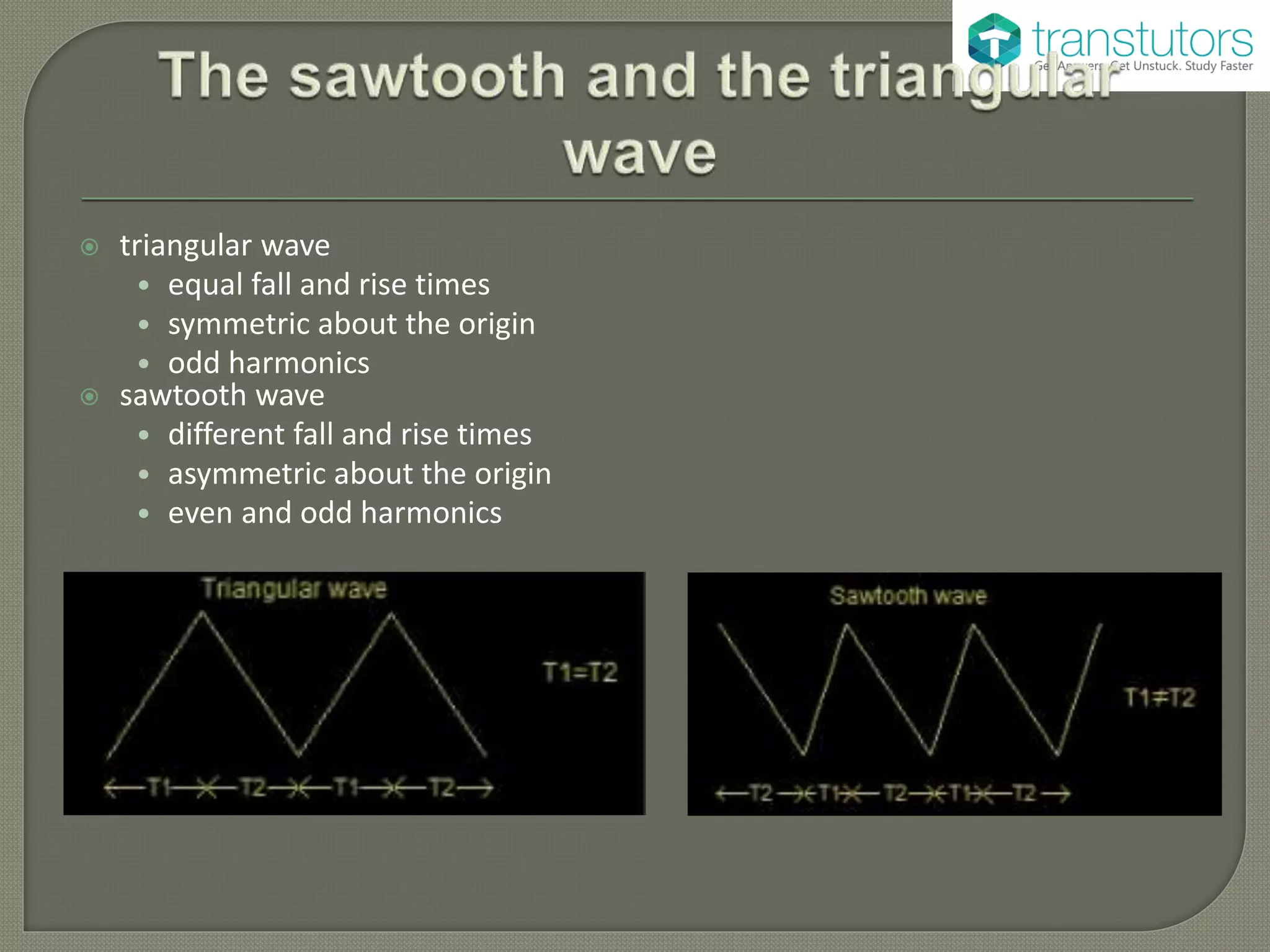 Sawtooth Wave | Computer Science | PPTX | Science