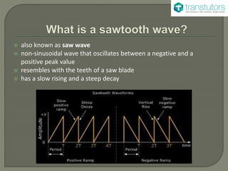 Sawtooth Wave | Computer Science | PPTX | Science