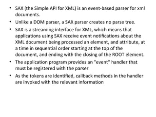 SAX PARSER | PPT