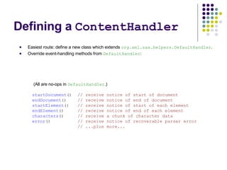 Sax Dom Tutorial | PPT