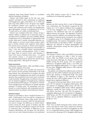 Saxagliptin eficacia | PDF | Diabetes | Diseases and Conditions