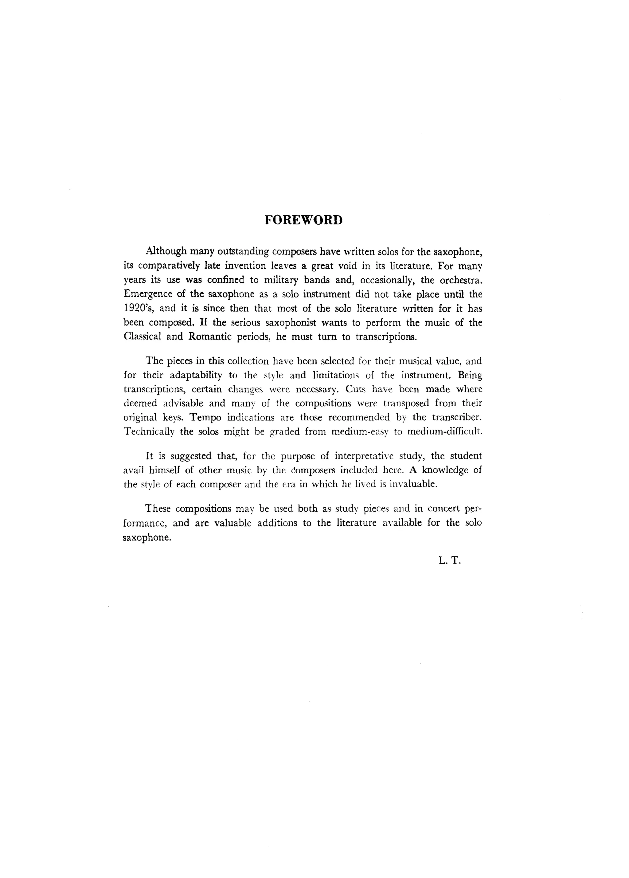 (Sax alto) solos for the alto saxophone player | PDF