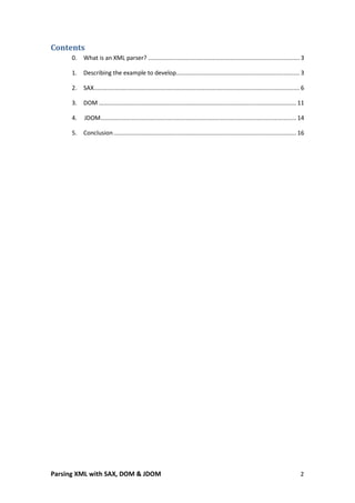 SAX, DOM & JDOM parsers for beginners | PDF | Web Development | Internet