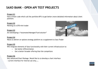 Lean Innovation i Saxo Bank / Morgenbooster | PPT