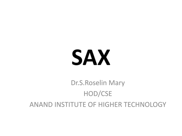 Service Oriented Architecture Unit Ii Sax Pdf Web Development Internet