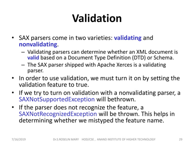 Service Oriented Architecture Unit Ii Sax Pdf Web Development Internet