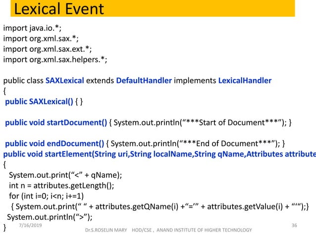 Service Oriented Architecture Unit Ii Sax Pdf Web Development Internet