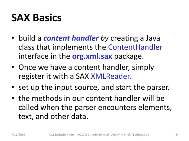 Service Oriented Architecture Unit Ii Sax Pdf Web Development Internet