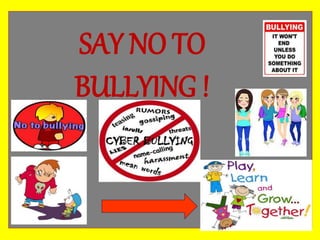 say-no-to-bullying-shouldshouldnt-pratice-grammar-drills-picture ...