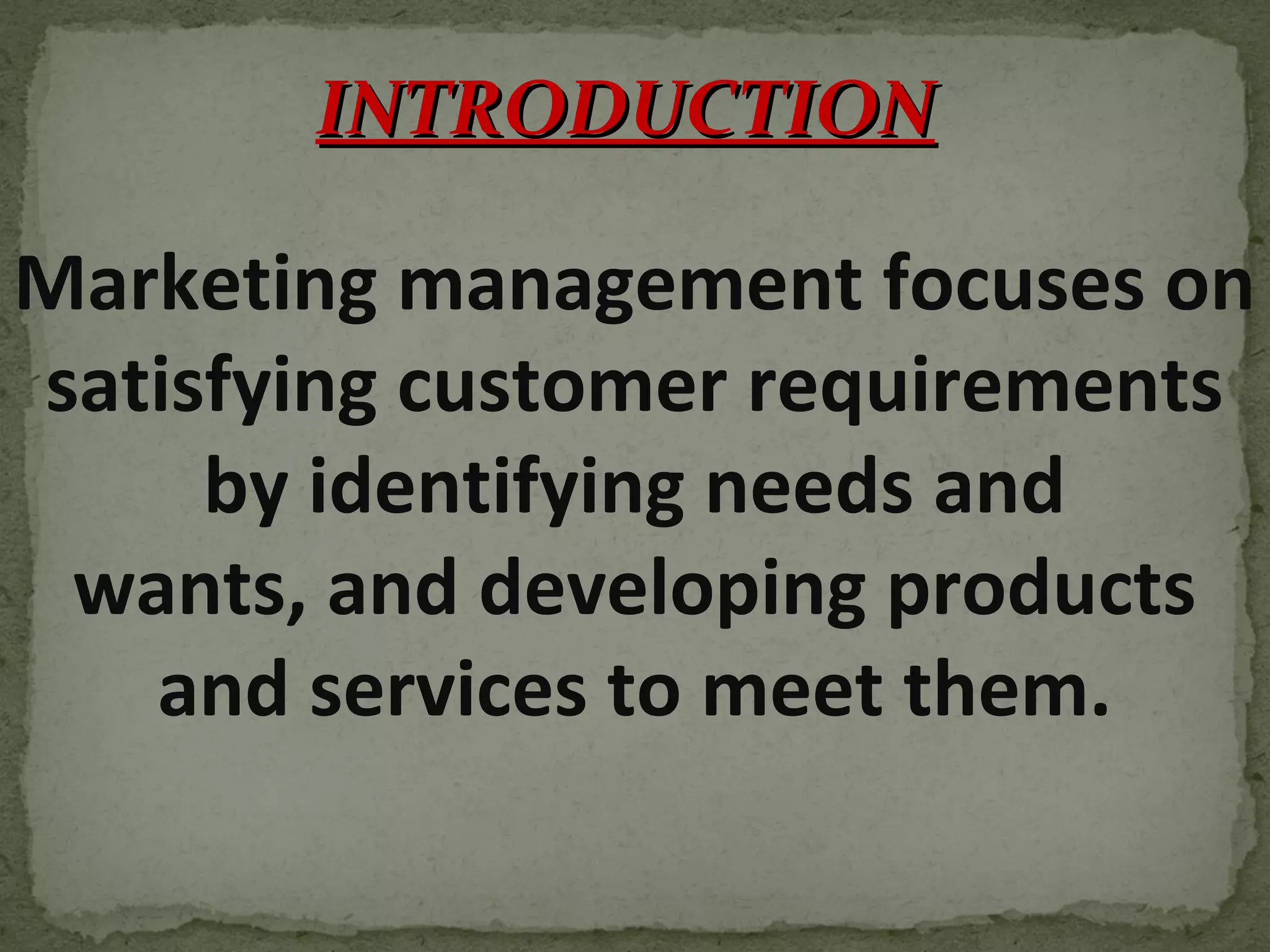 Basics of Marketing | PPT