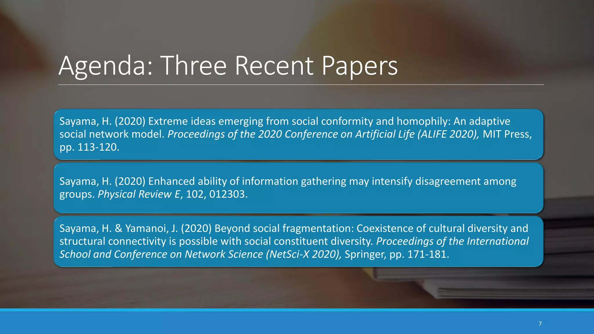 Self-organization of society: fragmentation, disagreement, and how to ...