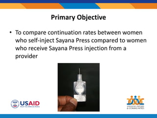 Sayana press injectable contraceptive | PDF