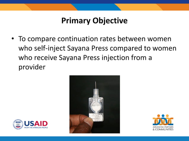 Sayana press injectable contraceptive | PPT