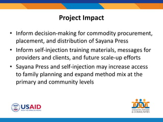 Sayana press injectable contraceptive | PDF