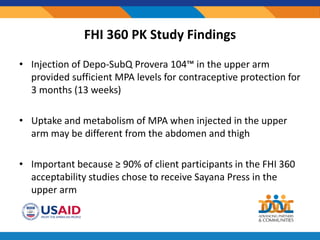 Sayana press injectable contraceptive | PDF