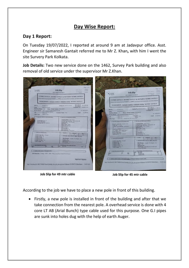 Sayan CESC LT Report.pdf