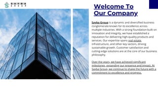 Sayba Group is a leading real estate developer in Mumbai | PPT