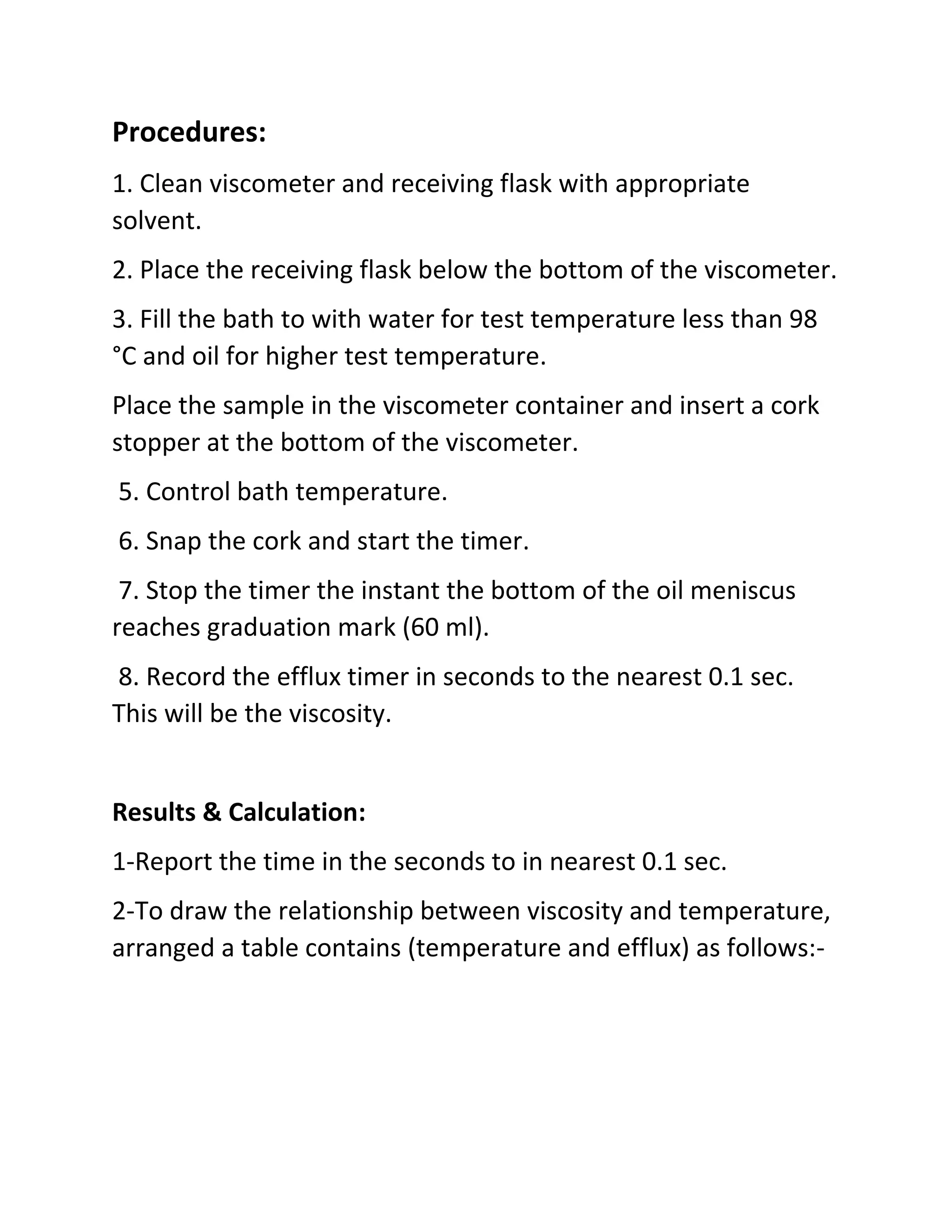 Saybolt viscosity | PDF