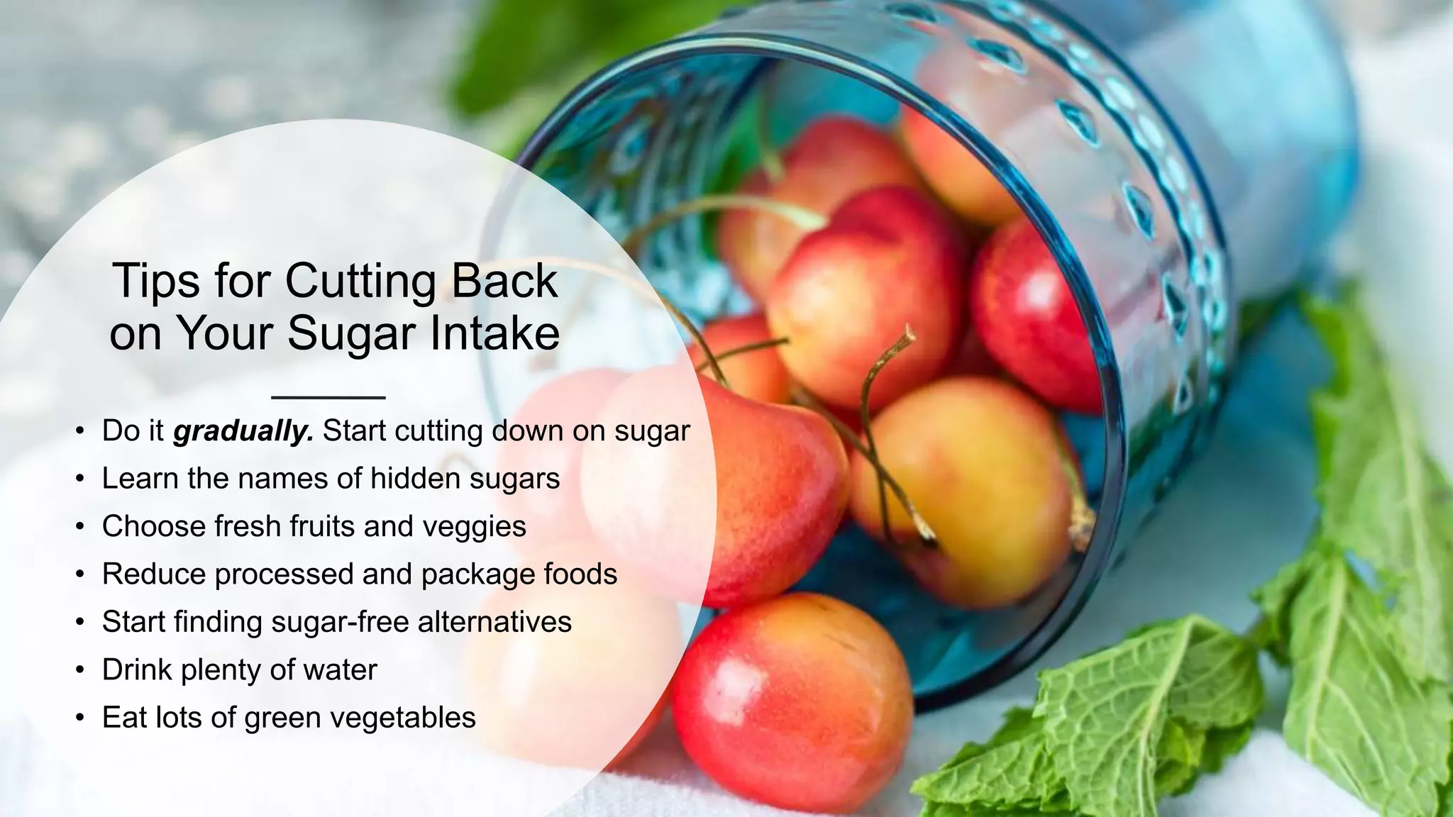 Say bye bye to sugar | PPT