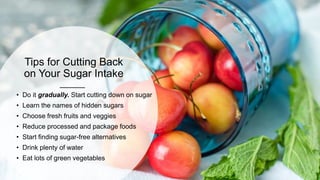 Say bye bye to sugar | PPT