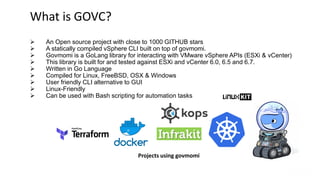 Say Bye to VMware PowerCLI ! Time to "GOVC" | PPT