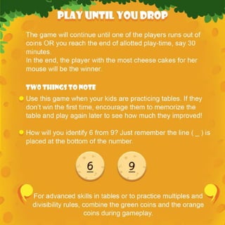 Multiplication Board Game - Say Cheese. 14 times more math practice | PDF