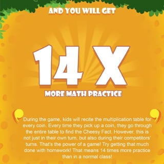 Multiplication Board Game - Say Cheese. 14 times more math practice | PDF