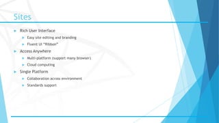 Introduction to SharePoint 2010 (Arabic ) | PPTX