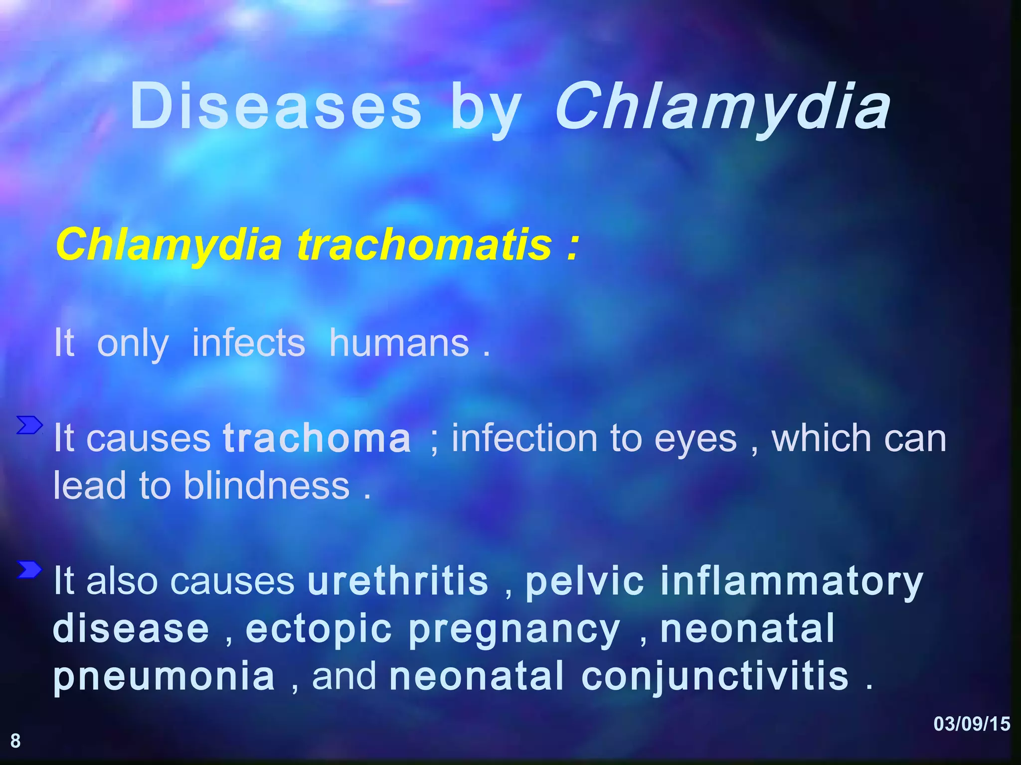 Chlamydia ; bacterial genus | PPT