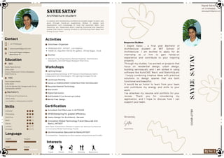 Architectural_Portfolio_Sayee_Satav_Final year | PDF
