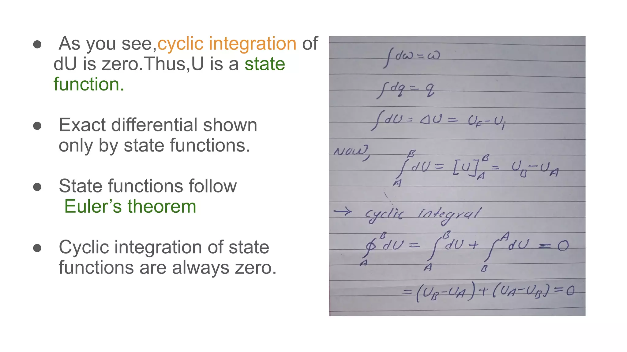 Thermodynamic Msc 1 State Function Exact Differential Maxwell Equation Joule Thomson Pdf