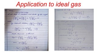 Thermodynamic msc 1.State function,exact differential,Maxwell Equation ...
