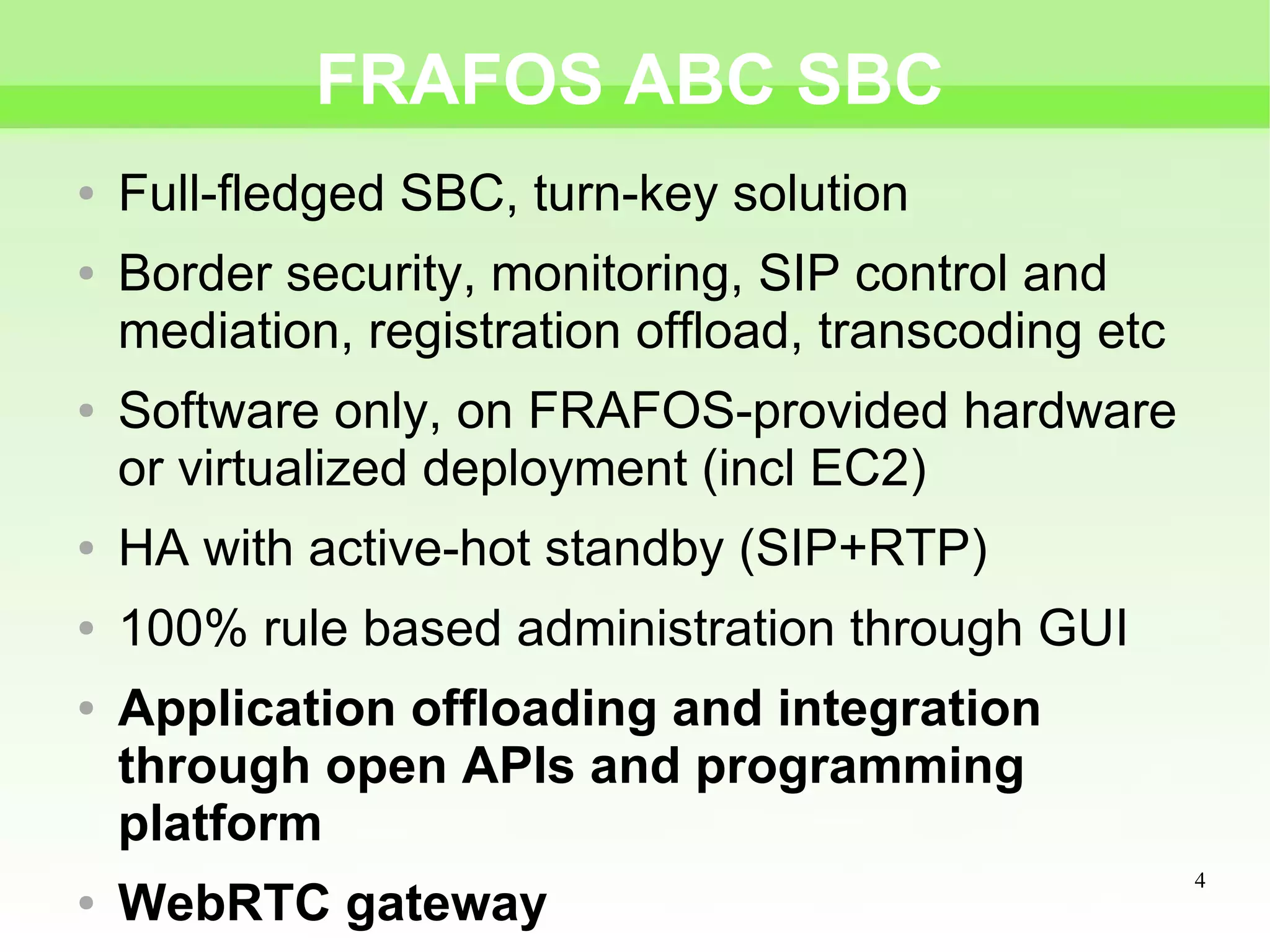 SIP Express Media Server SBC application as powerful SBC and SIP ...