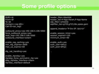 SIP Express Media Server SBC application as powerful SBC and SIP ...