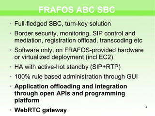SIP Express Media Server SBC application as powerful SBC and SIP ...
