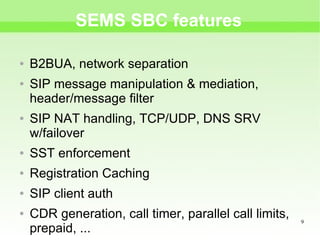 SIP Express Media Server SBC application as powerful SBC and SIP toolbox | PDF