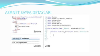ASP.NET C# - Sayfa Detayları | PPTX