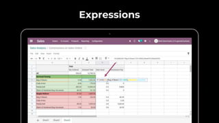 Say Goodbye to Excel with the New built-in Odoo Spreadsheets | PPTX
