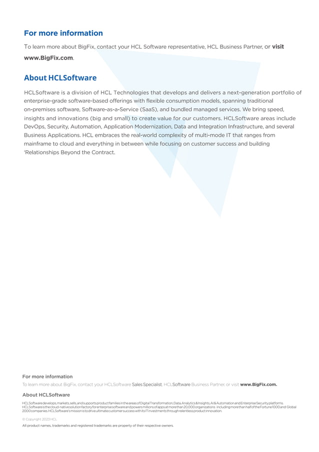 Say Goodbye to Patching Pain Points: BigFix Delivers Continuous Security for RHEL | PDF | Cloud ...