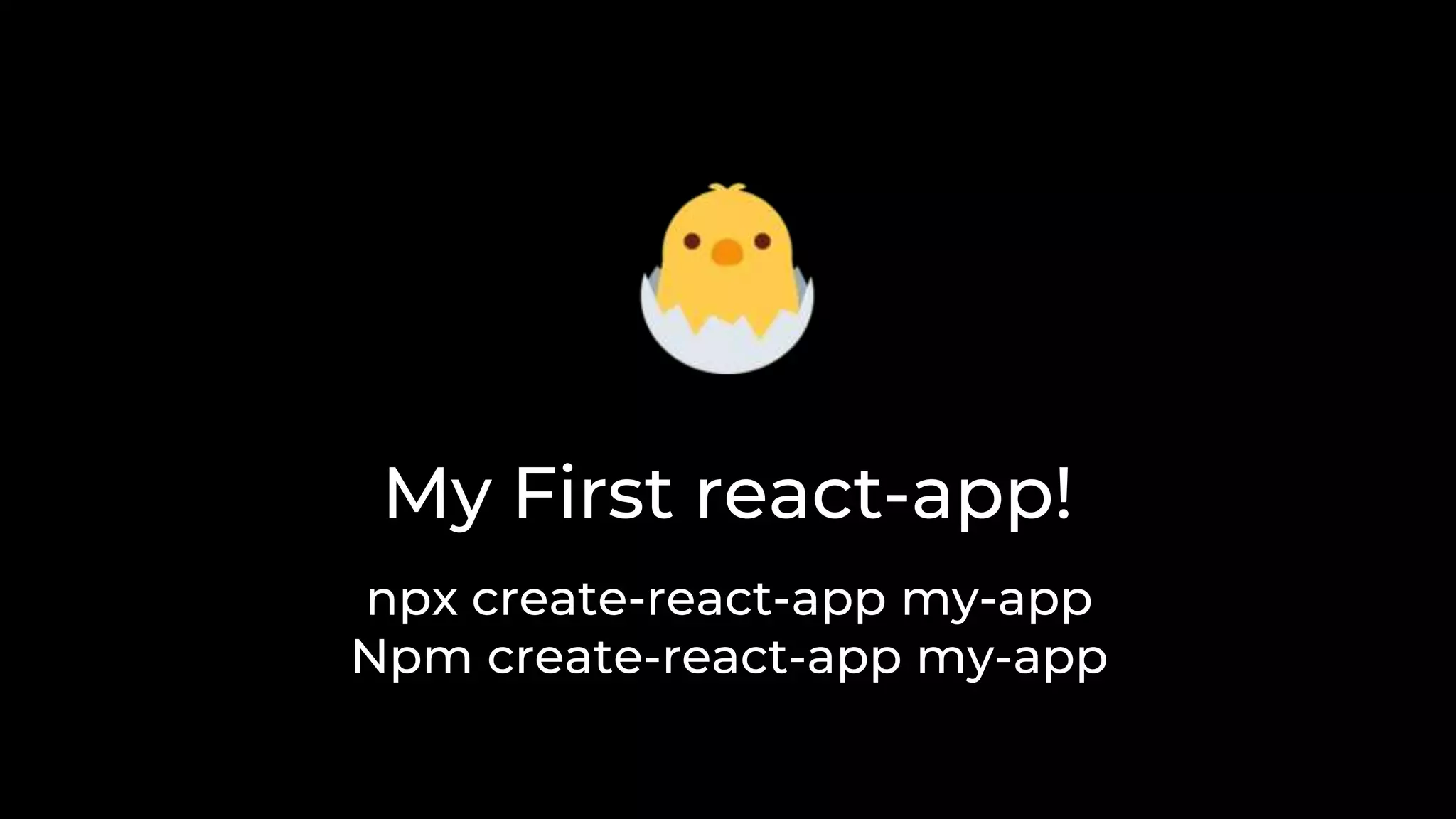 Say Hello to React day2 presentation | PPT