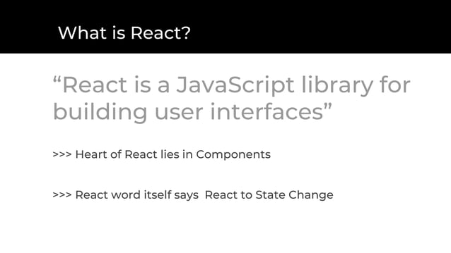 Say Hello to React day2 presentation | PPT
